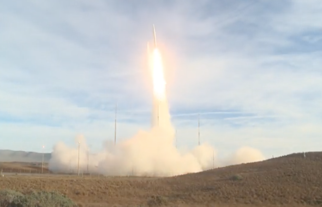 Pentagon Tests Long-Banned Ballistic Missile Over Pacific | Courthouse ...