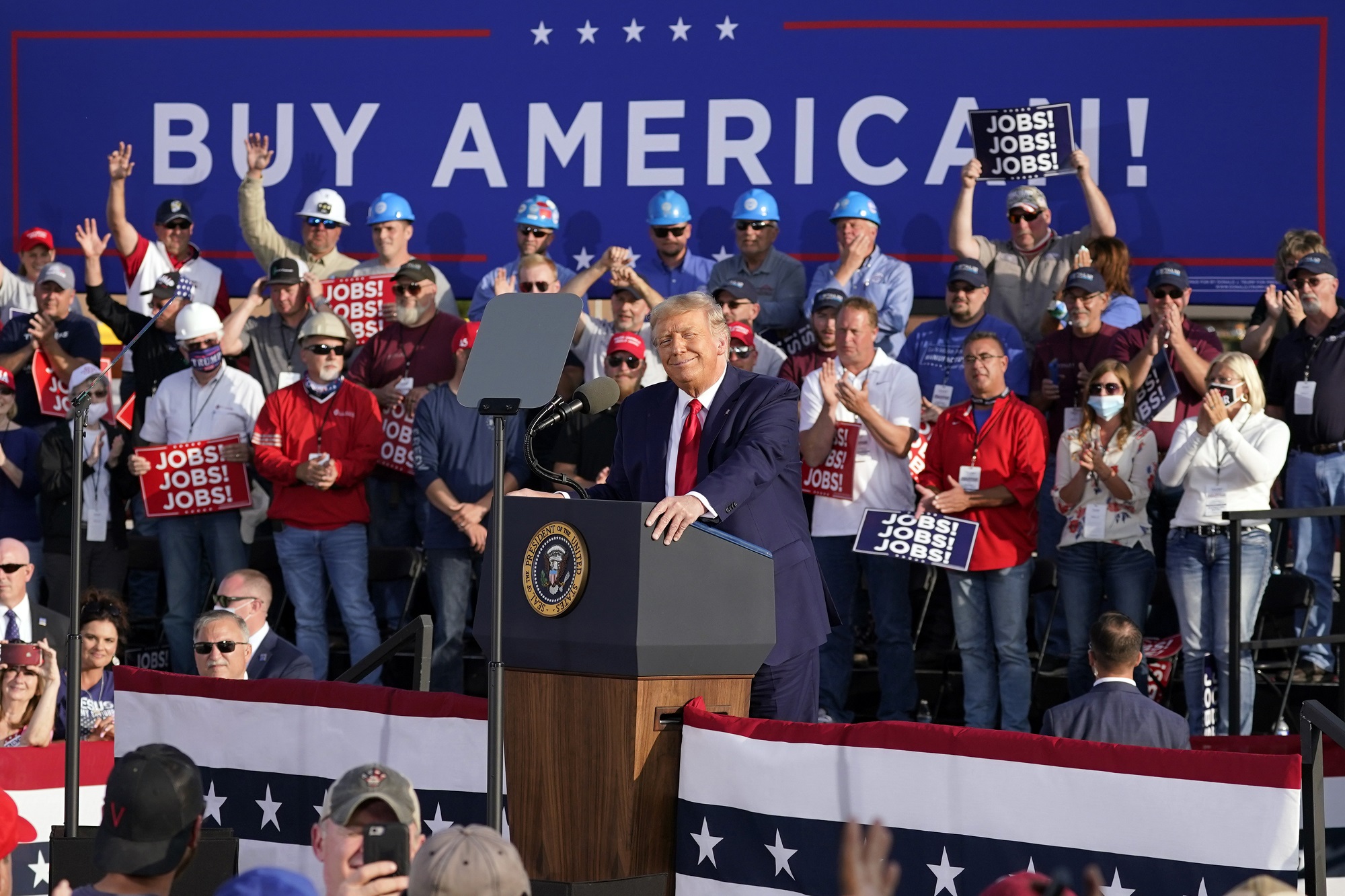 Trump Makes Campaign Swing Through Battleground Ohio | Courthouse News ...