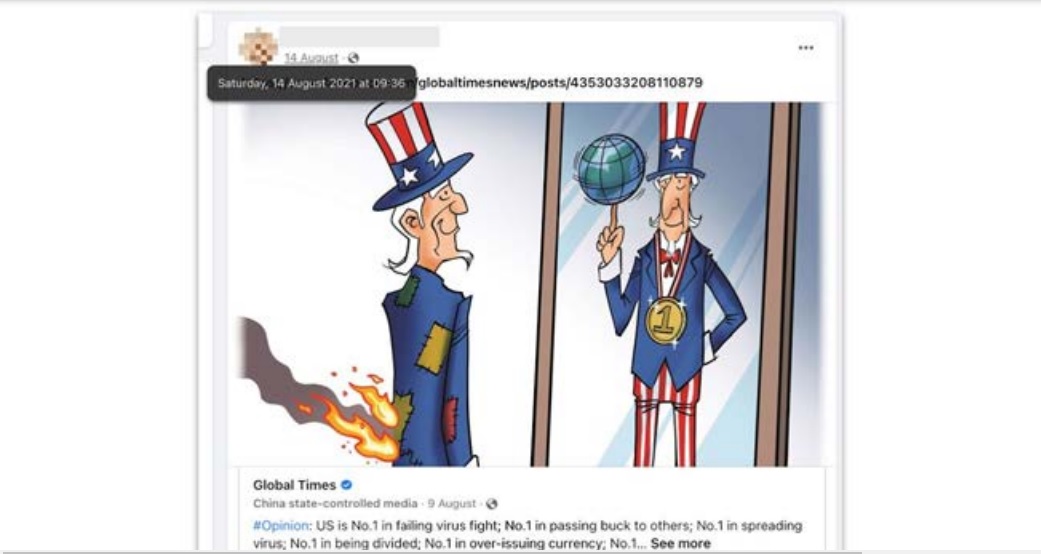 Covid-related social media disinformation campaign by China fell flat ...