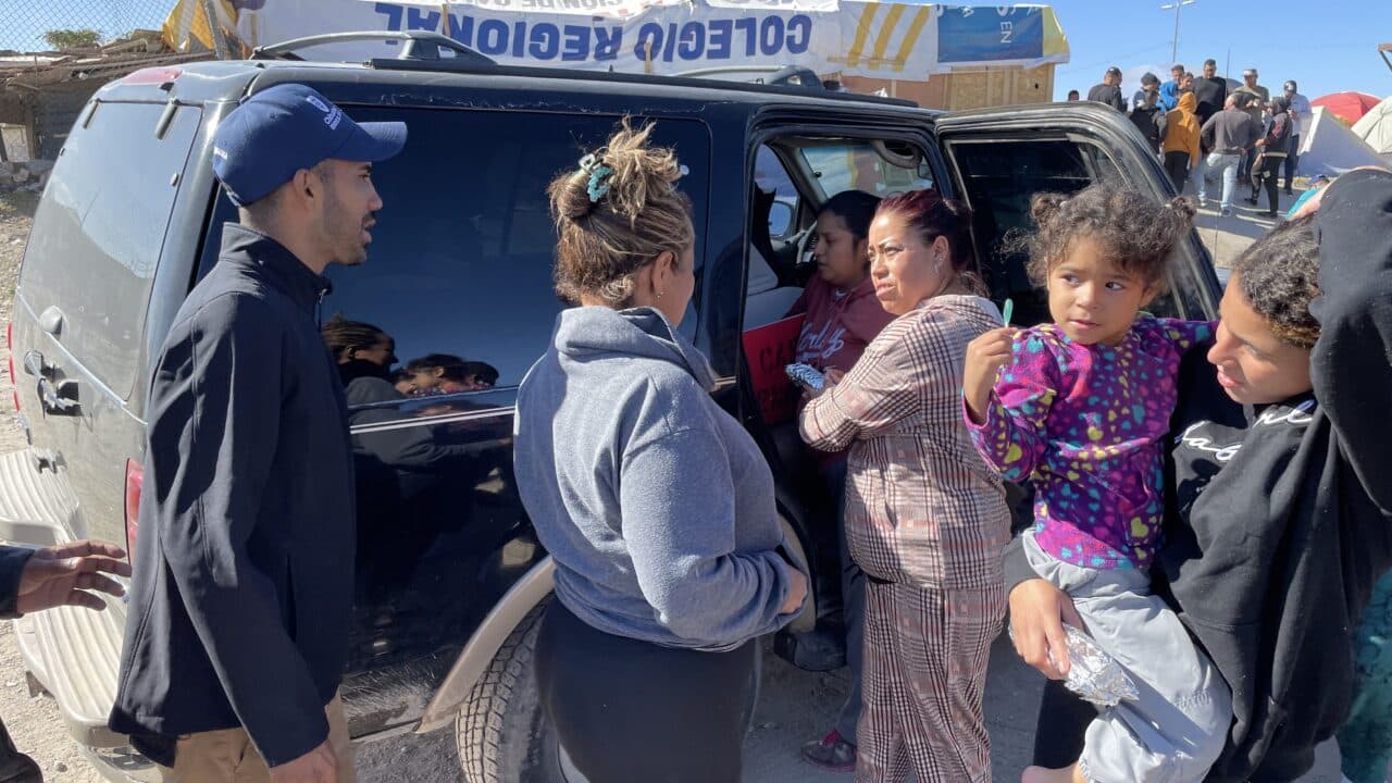 Venezuelan migrants at Juárez encampment prepared to wait out US border ...