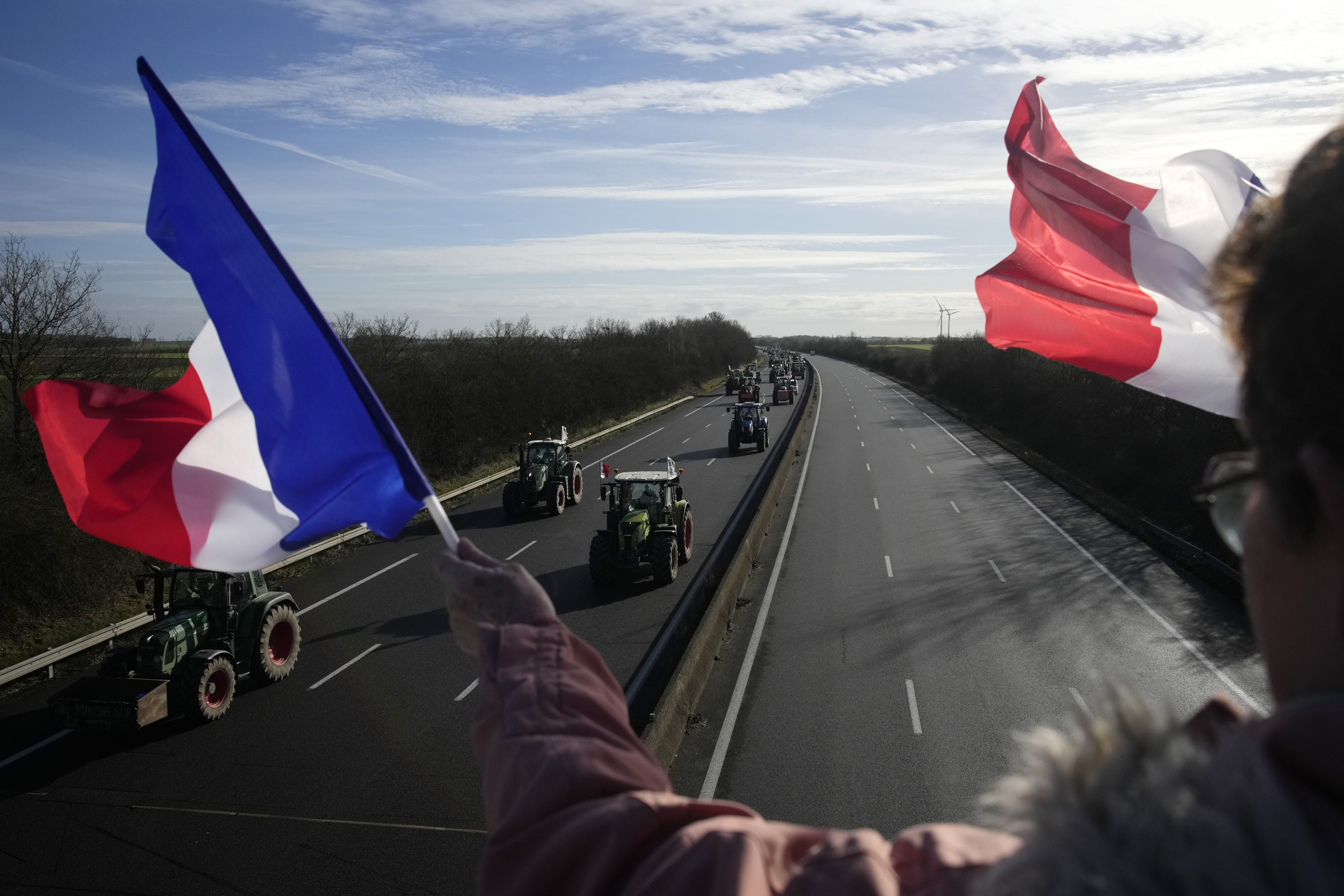 Europe's winter of discontent: Farmers block roads to protest low ...